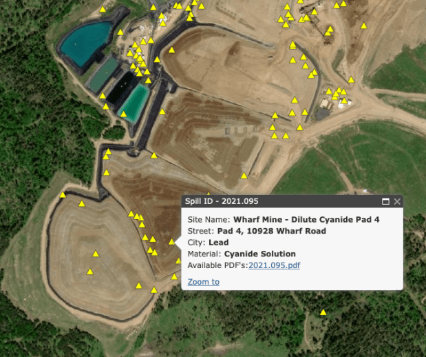 Wharf Resources Gold Mine – Black Hills Clean Water Alliance