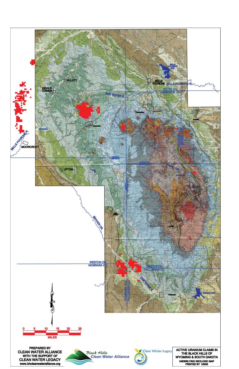 Mapping Claims – Black Hills Clean Water Alliance