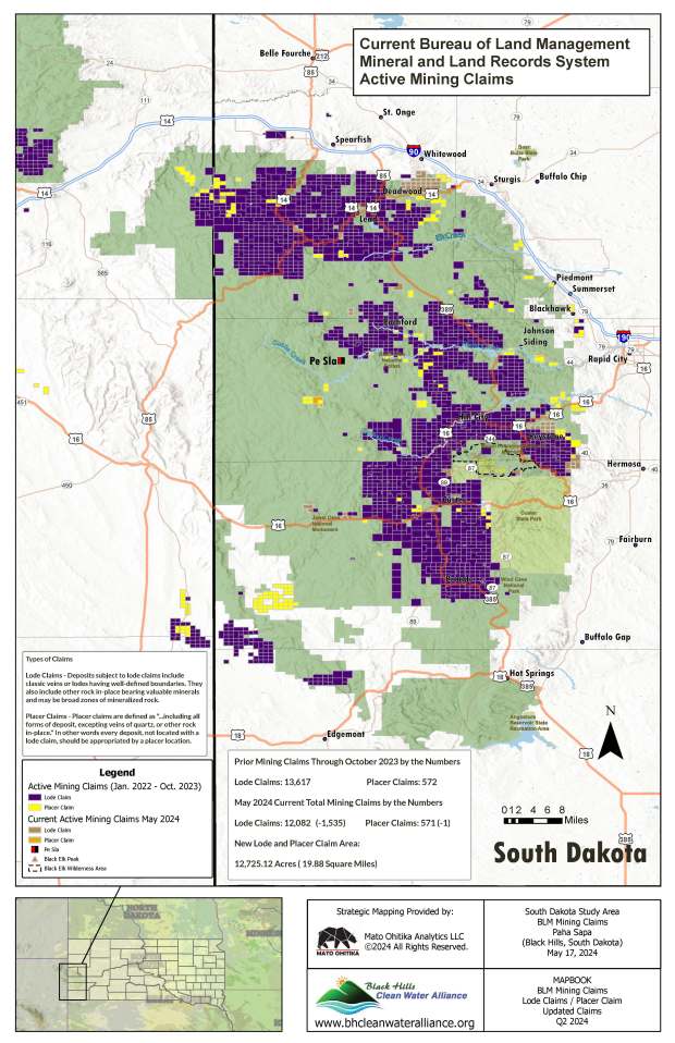 Mapping Claims – Black Hills Clean Water Alliance